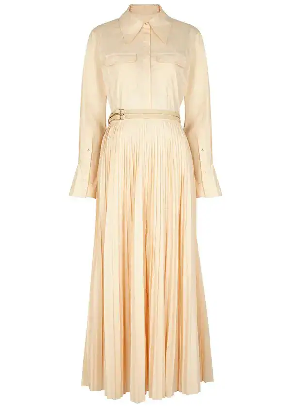 jonathan simkhai shirt dress Jonathan Simkhai Standard Crissy Shirt Dress - Lichen Green