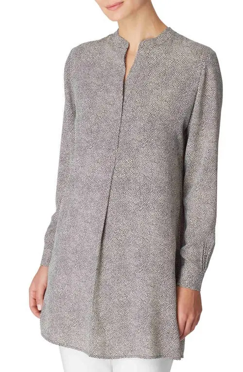 Anne Klein Mini Dot Tunic Top