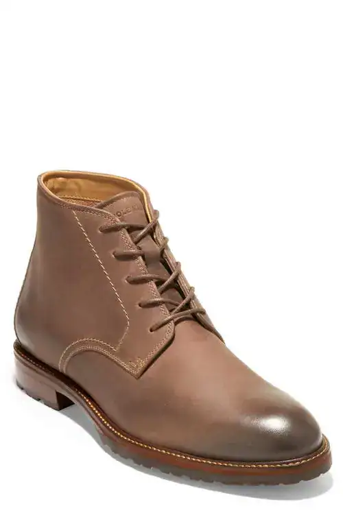 Cole Haan Warner Grandpro Waterproof Chukka Boot In Chestnut 33