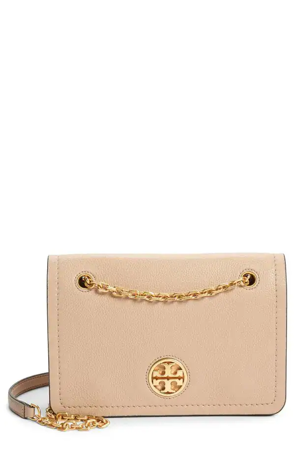 Tory Burch Carson Convertible Leather Crossbody Bag In Devon  Tory Burch Carson Convertible Leather Crossbody Bag display picture 1