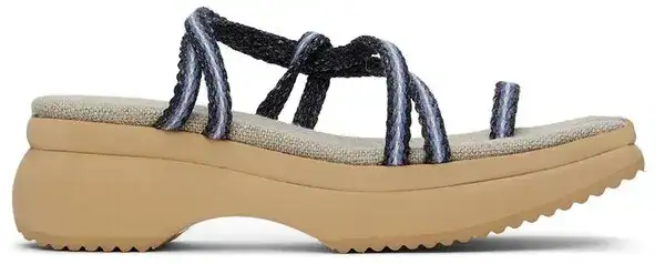 Paula Canovas Del Vas Diablo Platform Sandals In Blue - 79% Off 