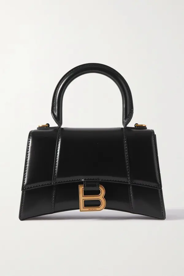 Balenciaga Hourglass Xs Tote - Black
