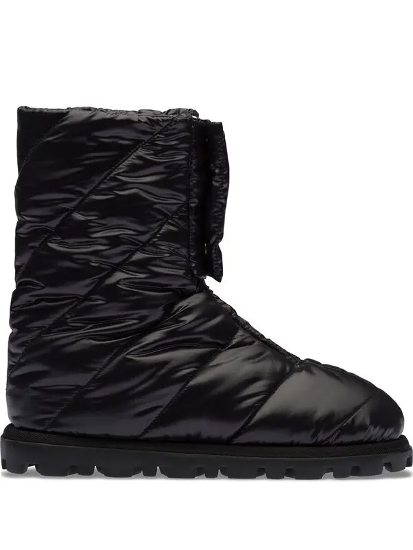 Miu Miu Panelled Ankle Boots