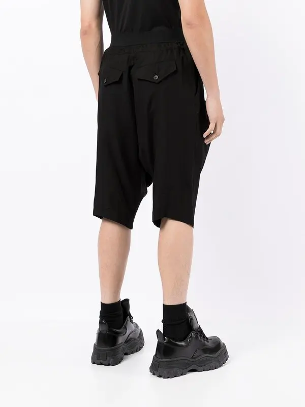 JULIUS Flap-pocket Drop-crotch Shorts
