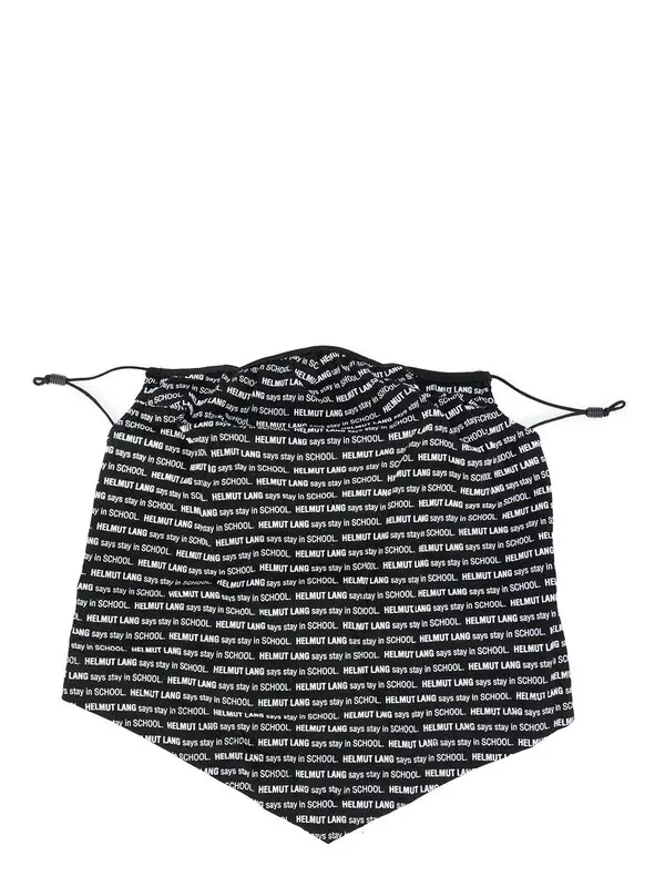 Helmut Lang Slogan-print Face Mask