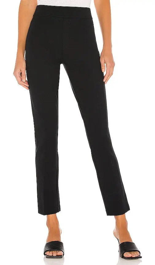 Spanx Smooth Perfectfit Ponte Slim Straight Pant - Classic Black