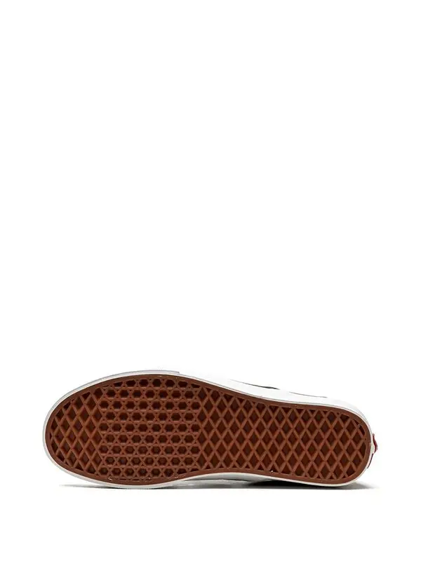 VANS Classic Slip-on Checkerboard Sneakers - Green