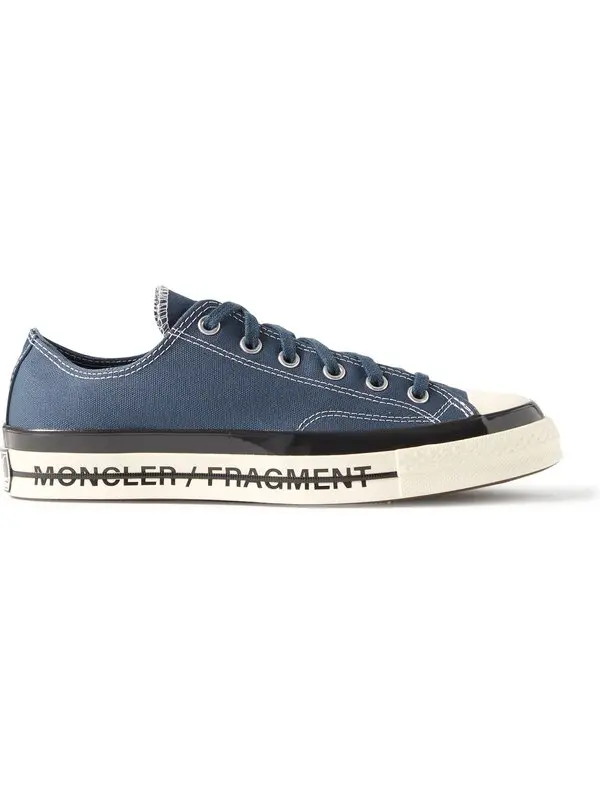 Moncler Converse 7 Fragment Fraylor Iii Canvas Sneakers - Blue