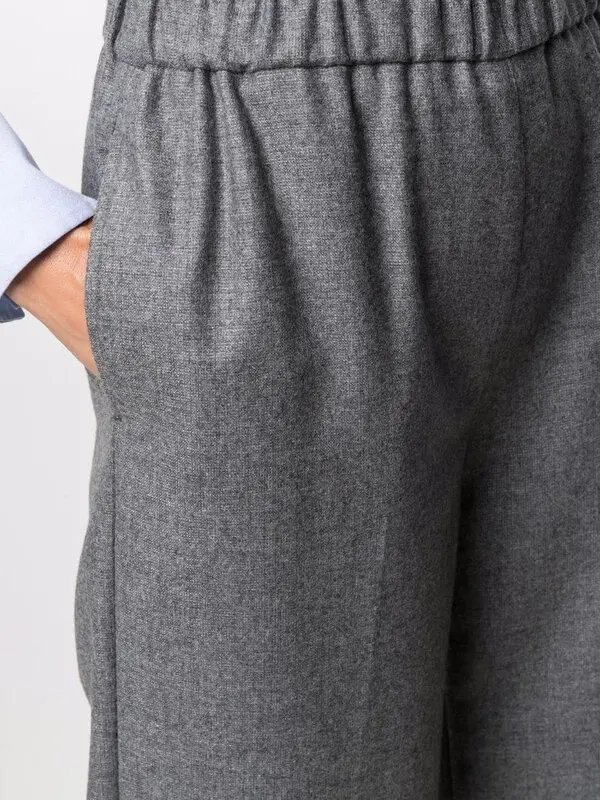 Aspesi Wide-leg Trousers - Grey