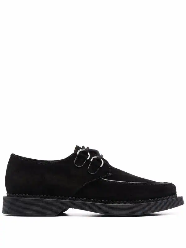 靴 saint laurent paris 21aw teddy derby 43 Saint Laurent Teddy Derby Shoes - Black | Editorialist