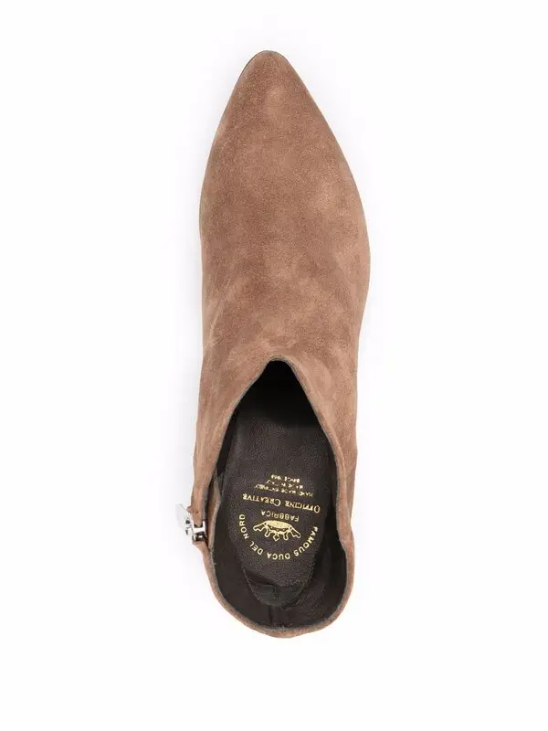 Officine Creative Suede Ankle Boots
