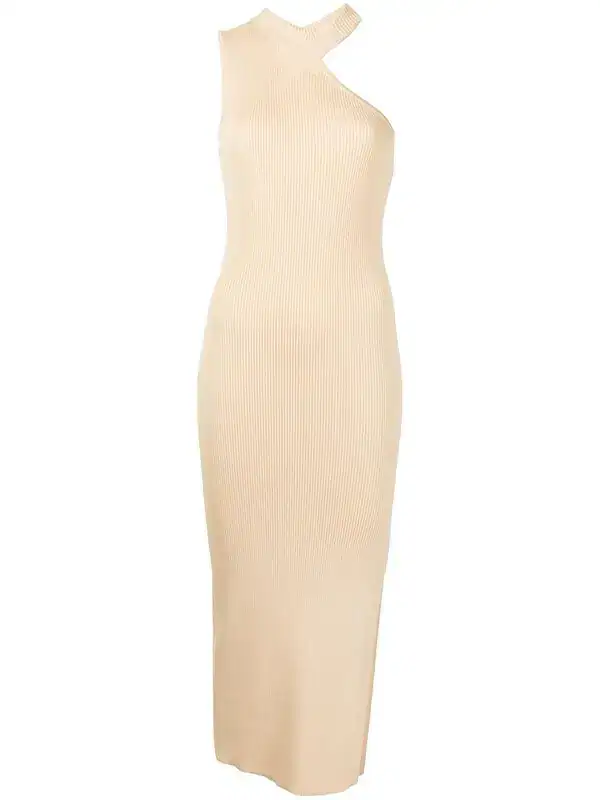 Manning Cartell Ribbed Knit Midi Dress In Orange - 33% Off | Editorialist