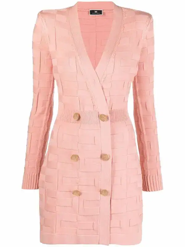 new look gold sequin dress Satin Collar Blazer Dress – shopUNIQUES.com main image 0