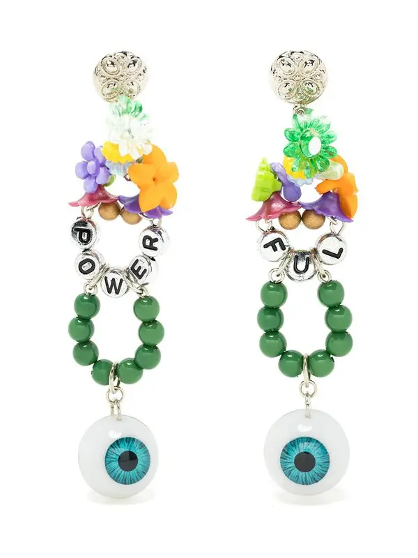 AMIR SLAMA Round Cut Drop Earrings