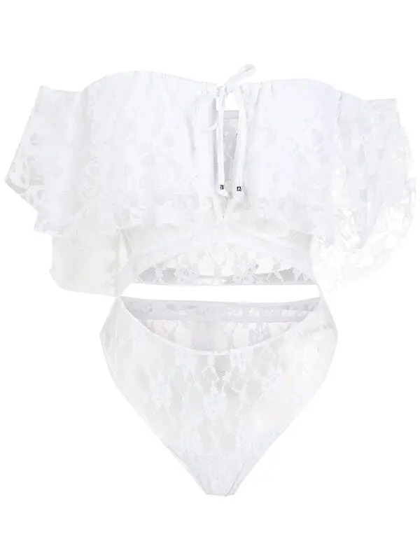 AMIR SLAMA Lace Bodysuit