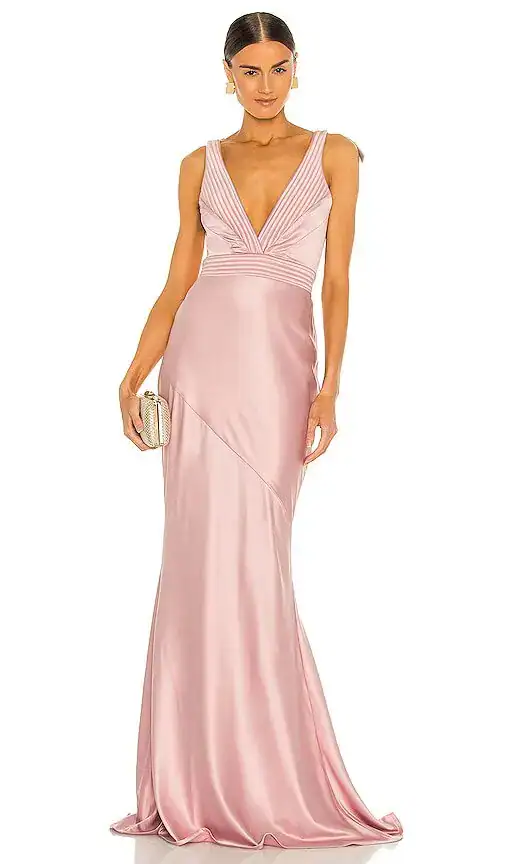 zhivago evening dresses Zhivago Eye of Horus White Jersey Evening Gown main image 0