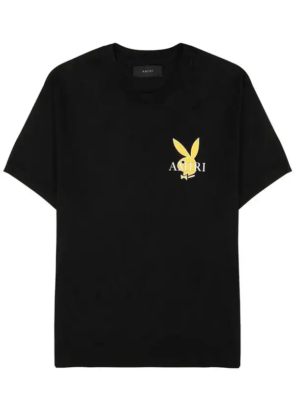 AMIRI x Playboy コラボ Tシャツ ブラック L Amiri X Playboy Cotton T-Shirt - Black | Editorialist