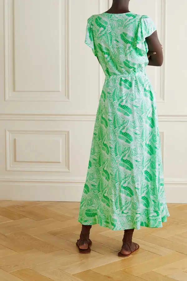 melissa odabash green dress Melissa Odabash Jenny Pointelle-Knit Coverup Dress main image 0