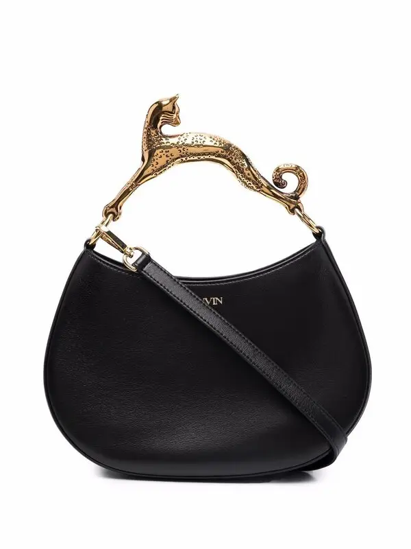 LANVIN Embellished Handle Tote - Black