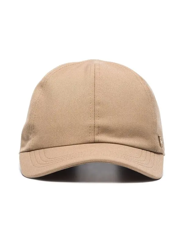 TotêMe Logo Plaque Baseball Cap Brown Editorialist
