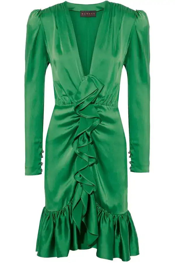 dundas green dress Tartanvibesclothing Dundas Tartan Off Shoulder Long Dress