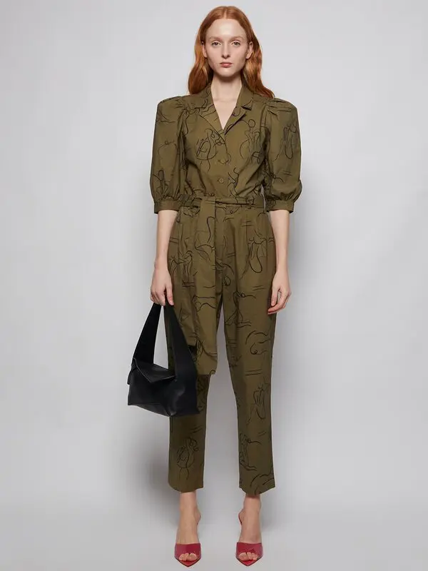 Lhd Casitas Jumpsuit - Army Green