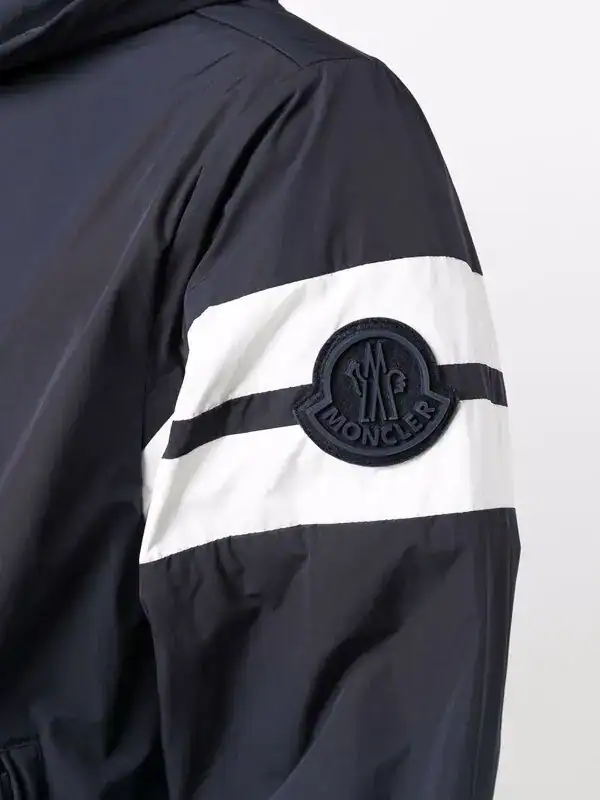 Moncler Doumenc Zipped Jacket - Blue | Editorialist