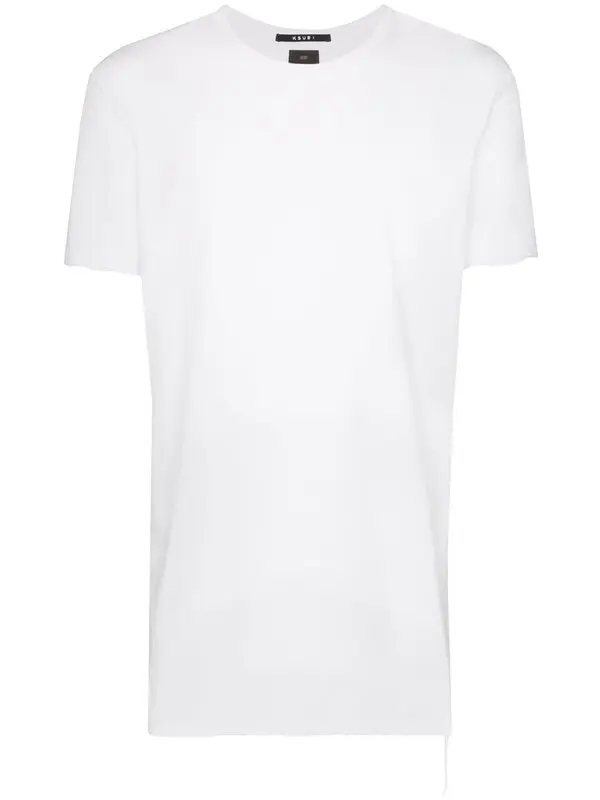 Ksubi Distressed-hem Longline T-shirt