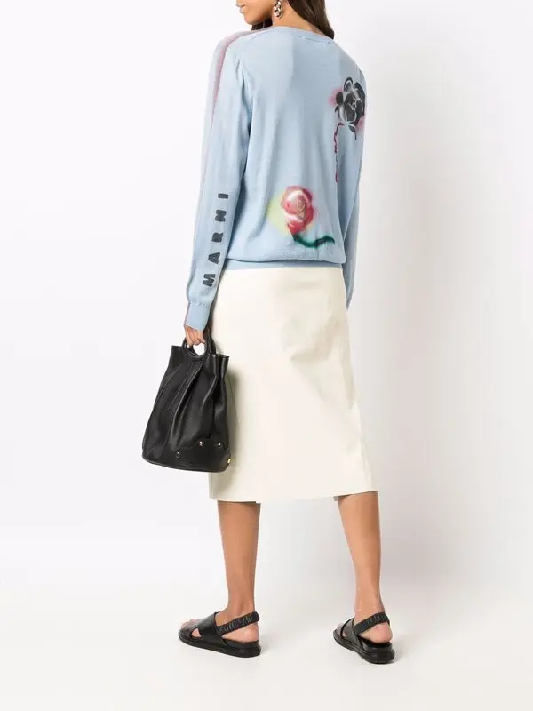 バッグ MARNI LEATHER BALLOON TOTE HAND BAG Marni Balloon Burgundy Pebbled Leather Tote Bag – Blogger