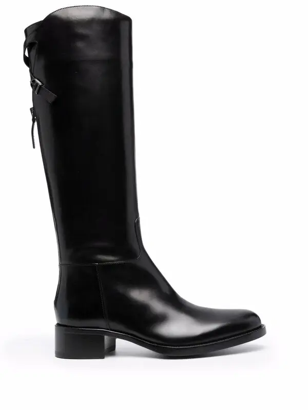 Sartore Rear-zip Knee-length Boots