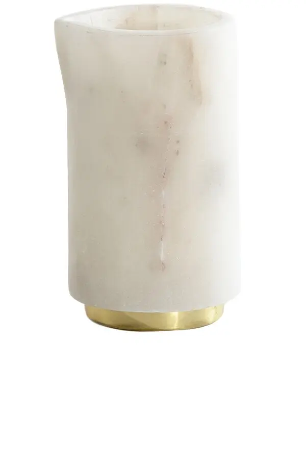HAWKINS NEW YORK Marble And Brass Creamer