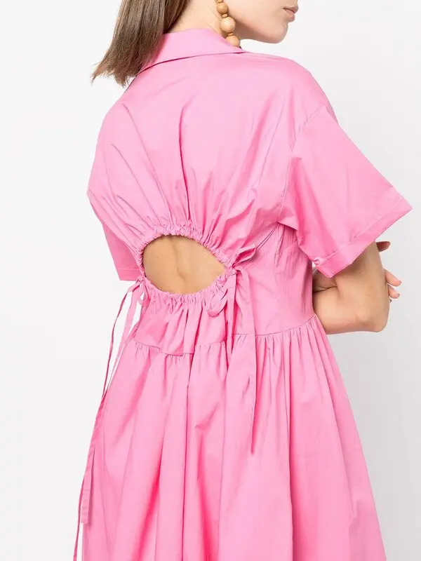 white christmas dresses Smock Dress Gauze