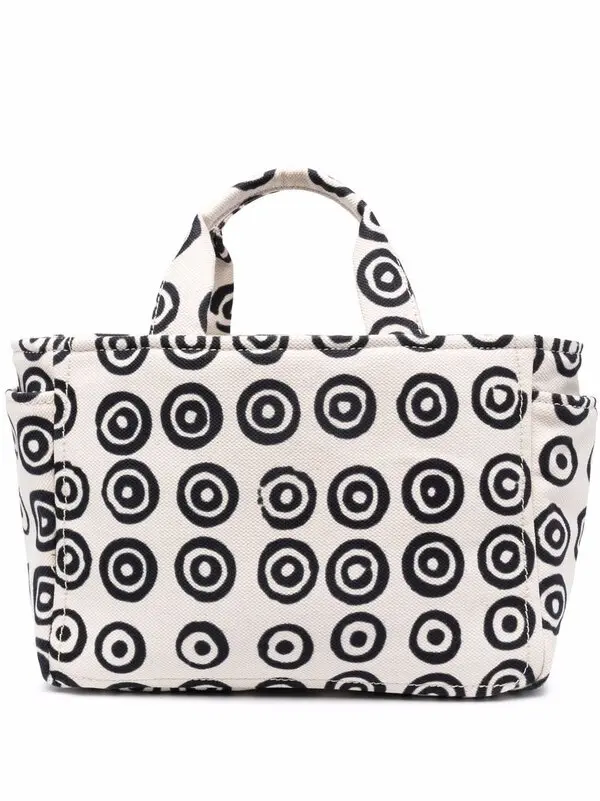 10 CORSO COMO Spot-print Tote Bag - White