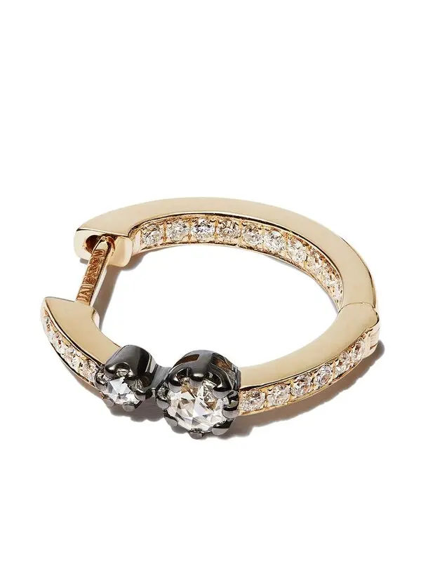 Jacquie Aiche 14kt Yellow Huggie Single Earring