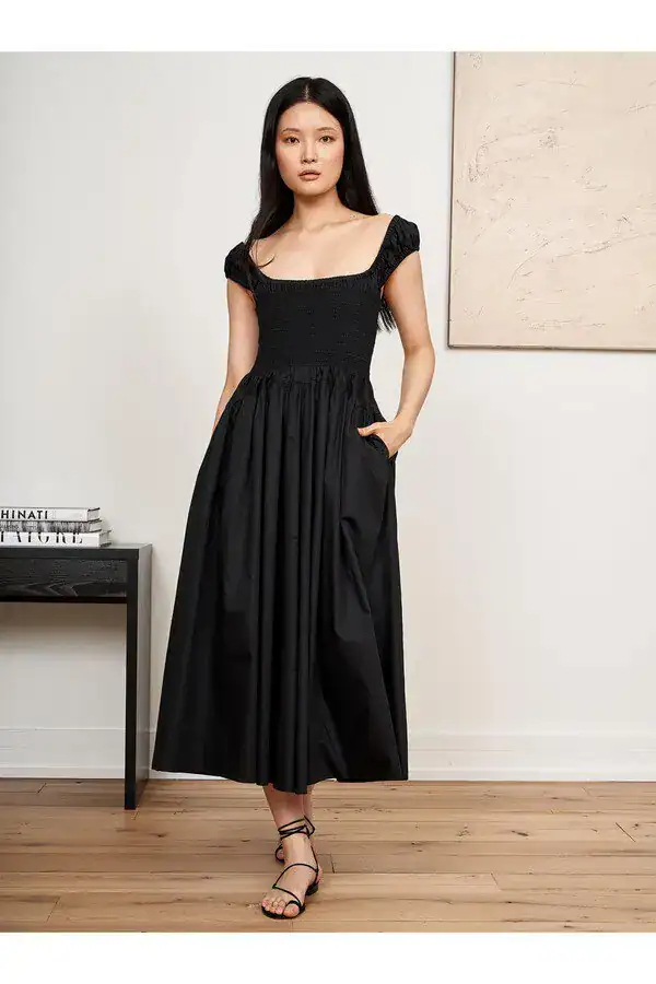 la ligne black dress La Ligne Black Amour Dress, Small