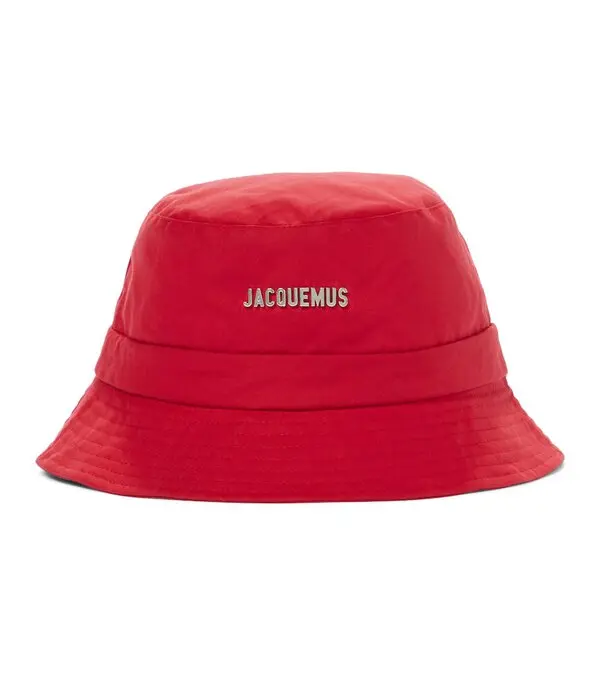 Jacquemus Le Bob Gadjo Bucket Hat - Red | Editorialist display picture 1