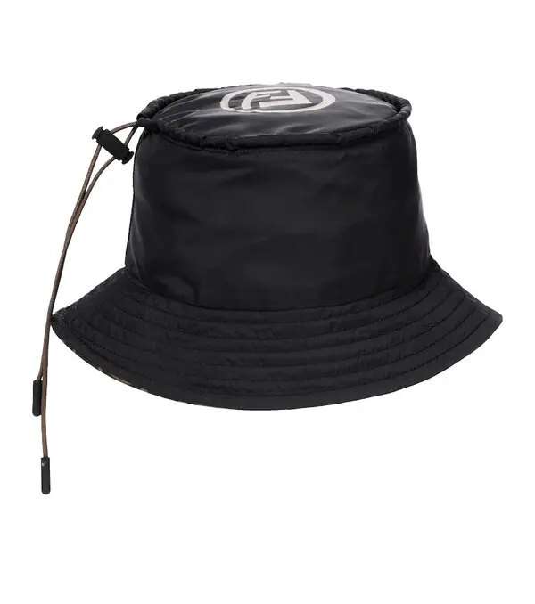 Buy Fendi Ff Logo Reversible Bucket Hat - Brown At 50% Off | Editorialist