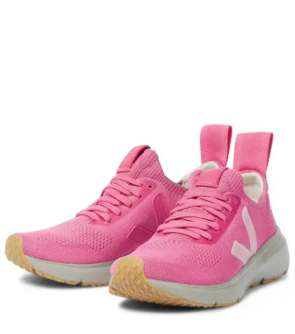 Rick Owens X Veja Low Sock Sneakers In Pink 33% Off Editorialist