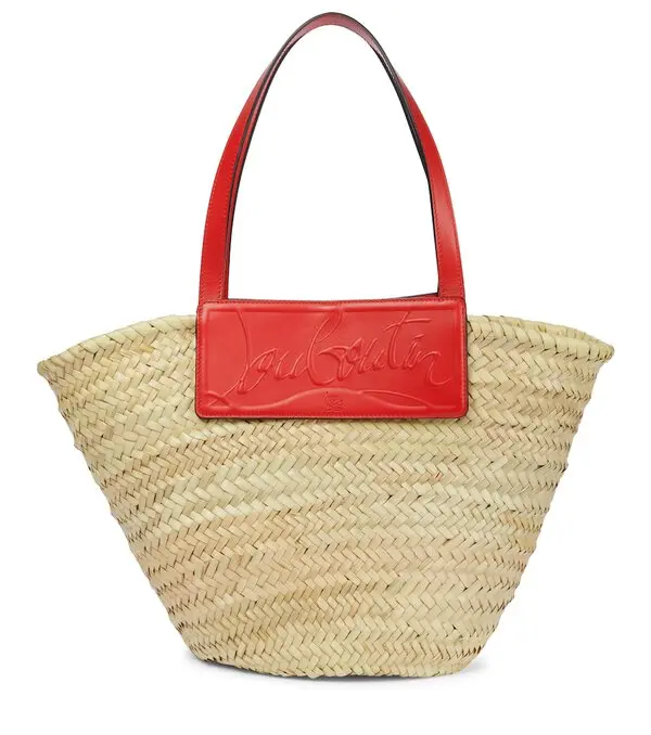 CHRISTIAN LOUBOUTIN Loubishore Woven Tote - Beige