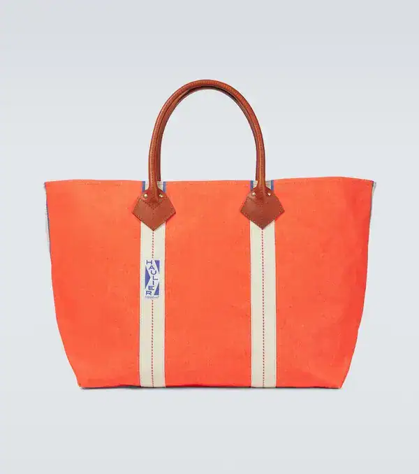 Haulier Large Utility Tote Bag Orange Editorialist