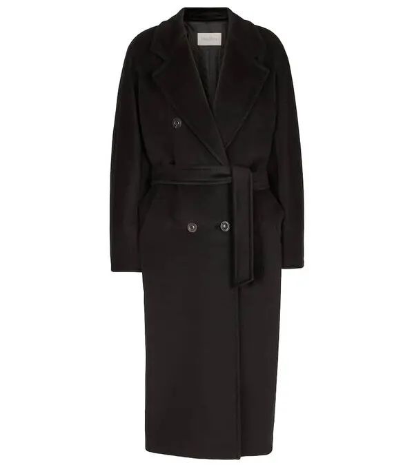 Max Mara Madame Wool-cashmere Coat - Black