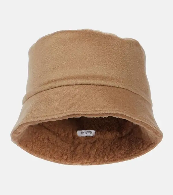Max Mara Fiducia Logo Bucket Hat - Brown