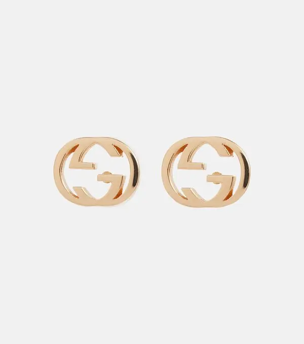 Gucci Interlocking G 18kt Stud Earrings
