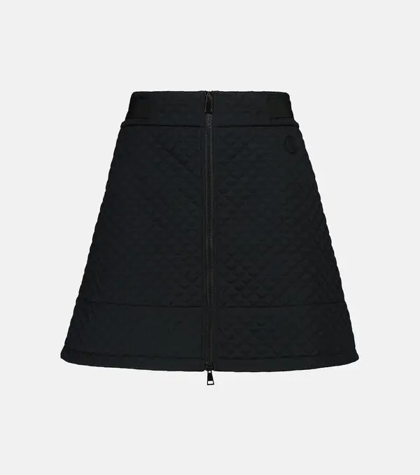 Moncler High-rise Quilted Mini Skirt