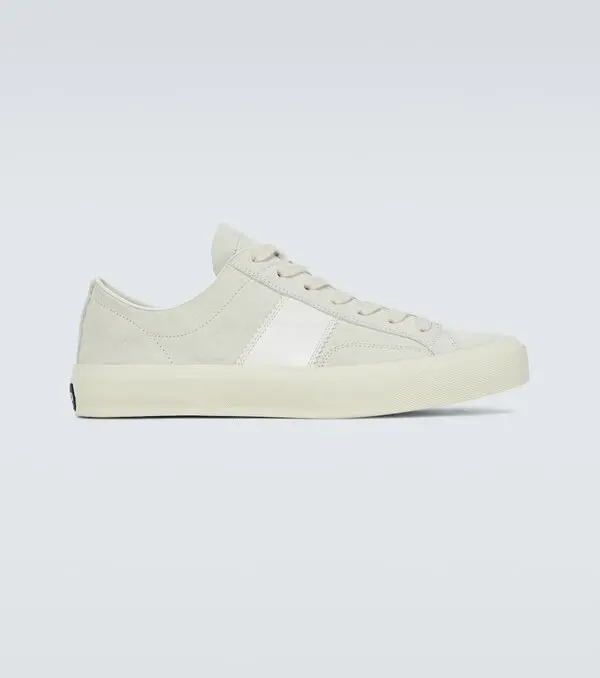 TOM FORD Cambridge Suede Sneakers - White