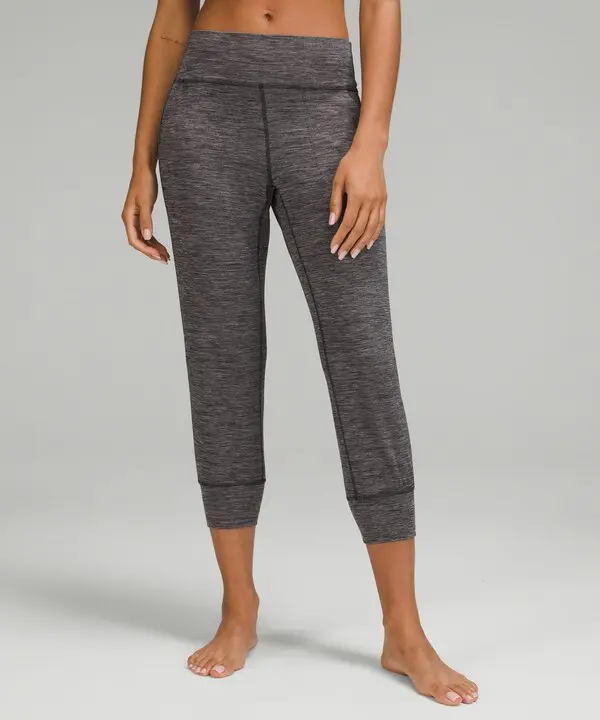 Lululemon Align™ High-Rise Cropped Joggers Heathered Black