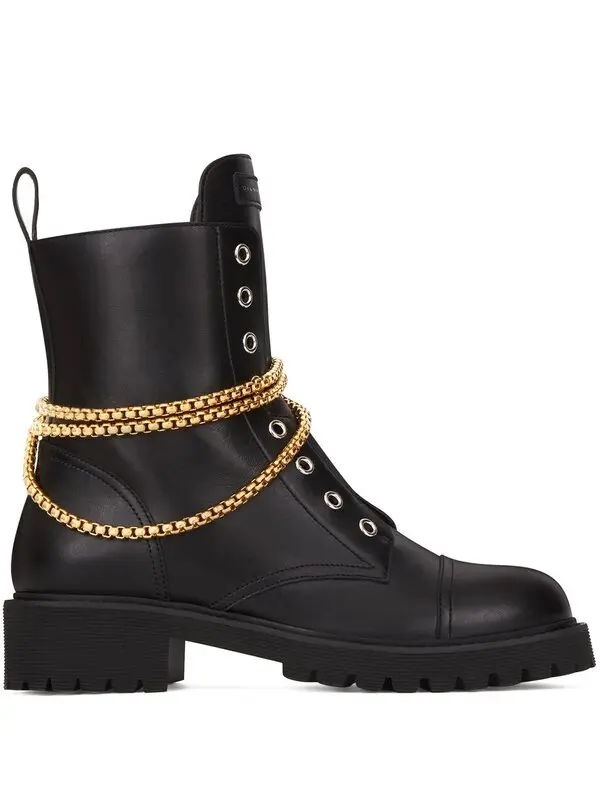 GIUSEPPE ZANOTTI Alexa Chain-detail Boots