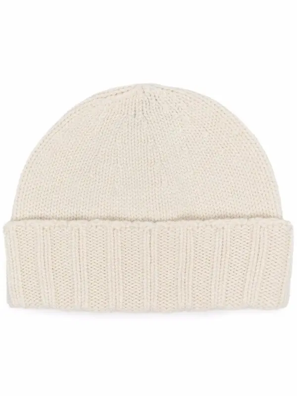 DRUMOHR Rass Cashmere Beanie - White