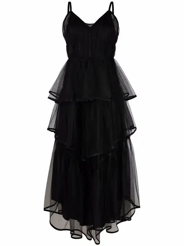 beetlejuice black wedding dress Astrid Dress Black / 12