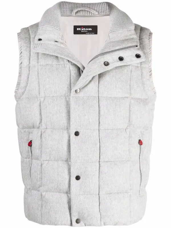 Kiton Button-down Padded Gilet